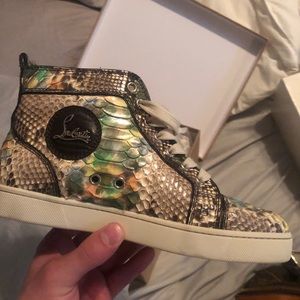 Christian Louboutin | Shoes | Christian Louboutin Red Bottom Python ...